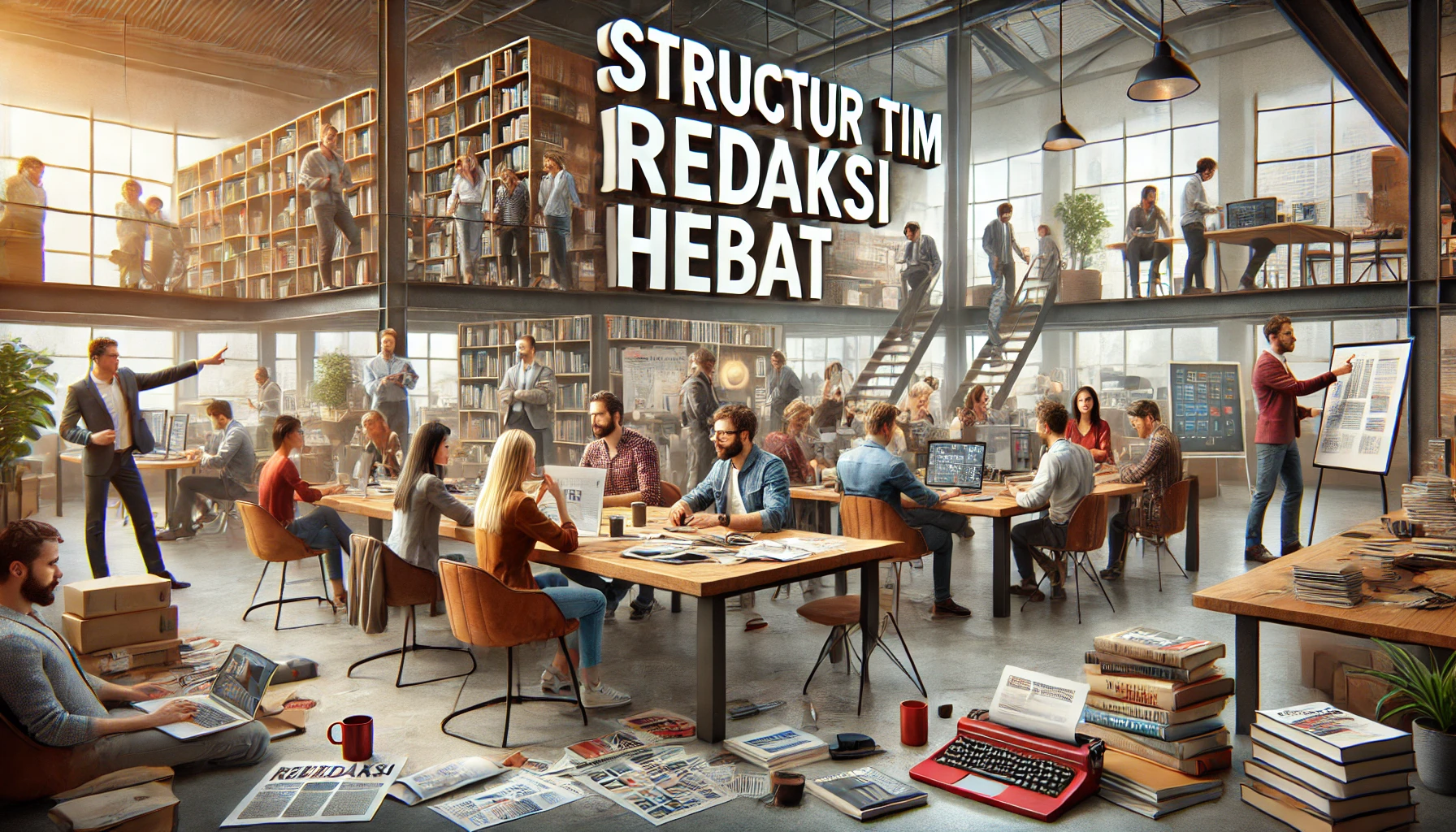 Struktur Tim Redaksi Hebat